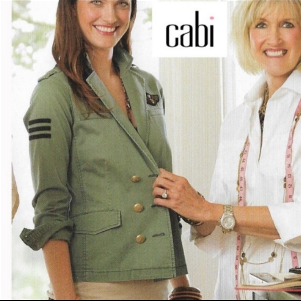 Cabi Military Army Sergeant Jacket S Euc - Gem